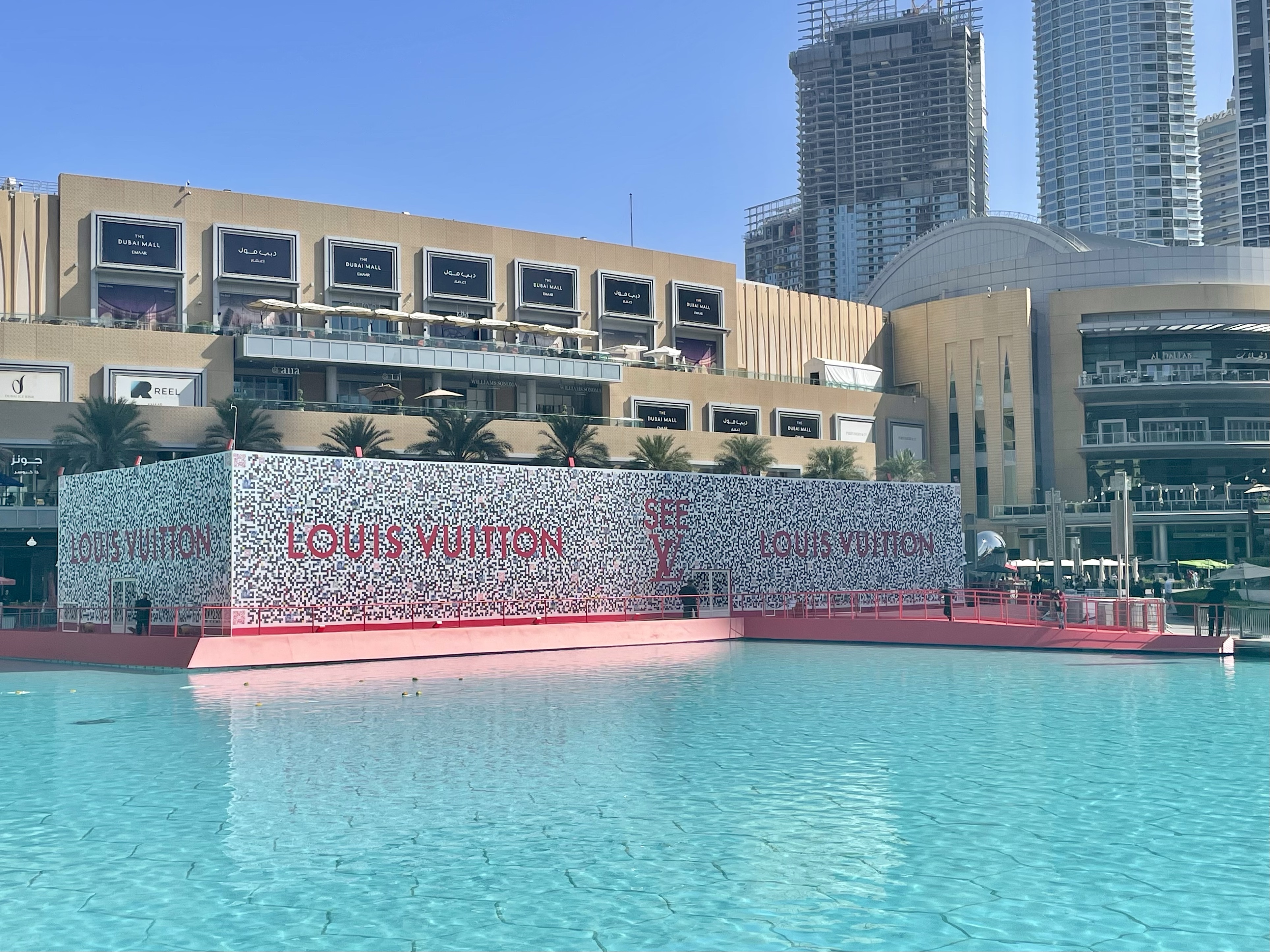 Louis Vuitton on the Dubai Fountain for its ‘See LV’ exhibition – Retaildxb